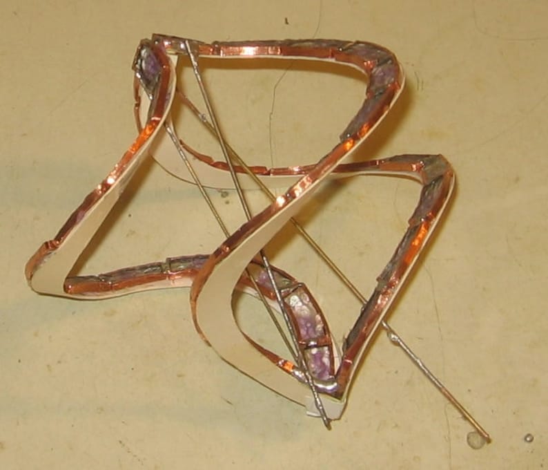 Three Ribbon Wind Spinner Stained Glass Pattern - Etsy