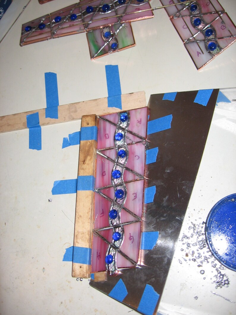 Stained Glass Lantern twisted PDF Instructions and Pattern - Etsy Ireland