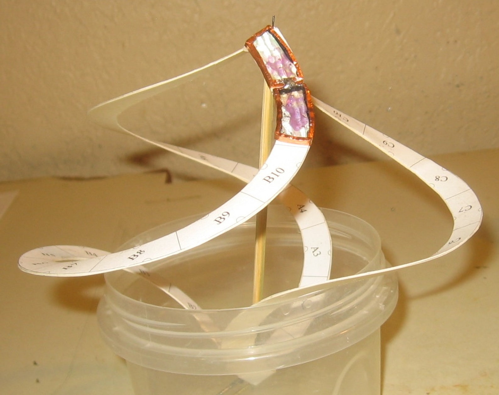 Three Ribbon Wind Spinner Stained Glass Pattern - Etsy