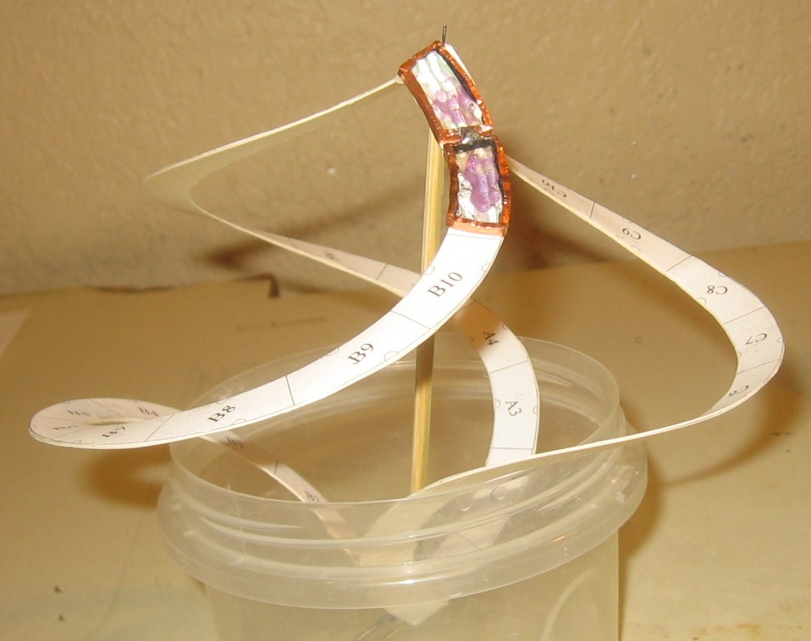 Three Ribbon Wind Spinner Stained Glass Pattern - Etsy