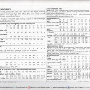 Vintage Simplicity UNCUT 1950s Vintage Sewing Pattern 1155, Choice of ...