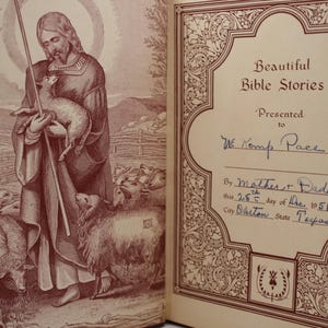 1948 Beautiful Bible Stories, Rev. Charles P. Roney, D.D., in EXCELLENT ...