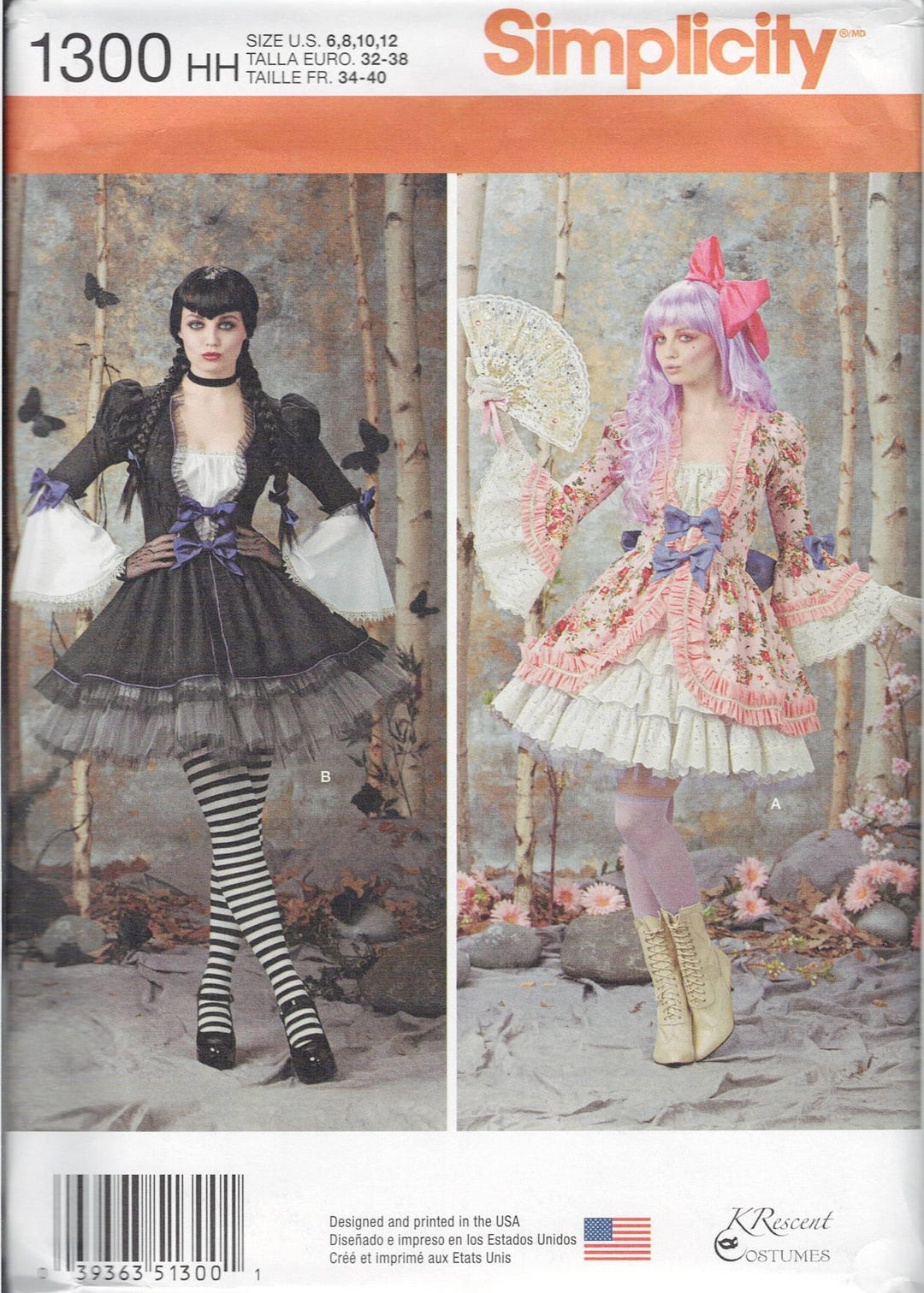 Simplicity Uncut K Rescent Costumes Misses Sewing Pattern, Choice of ...