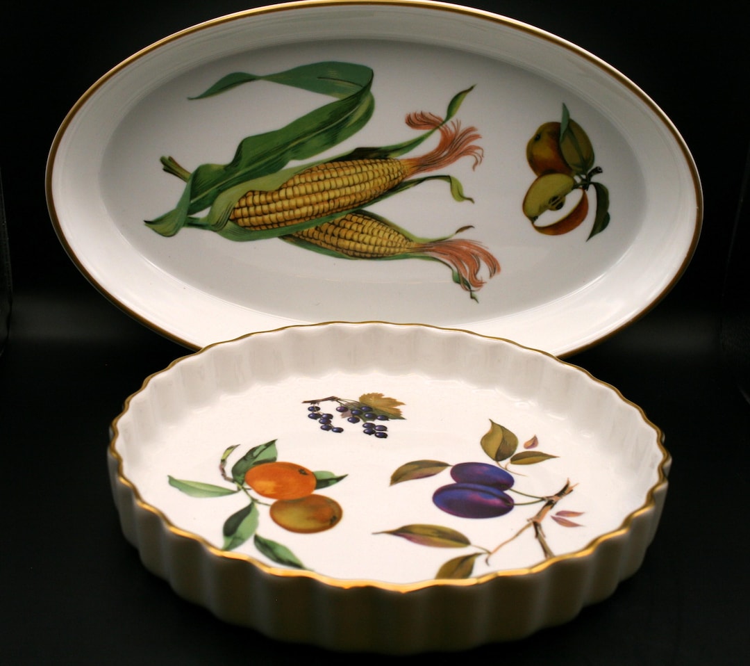 Authentic ROYAL WORCESTER EVESHAM Oven to Table Ware - Choice of Quich ...
