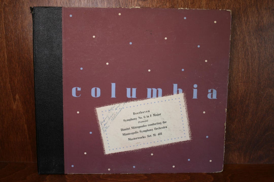 Early-mid Century Masterworks Set M-401, 78 RPM Columbia Record ...