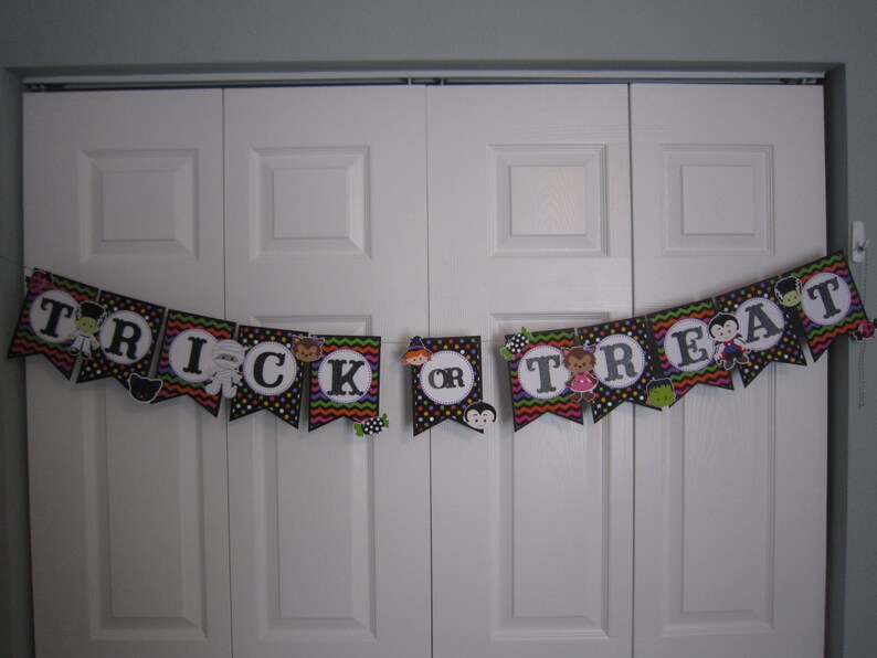 Halloween Banner, Trick or Treat Banner,happy Halloween, Halloween ...