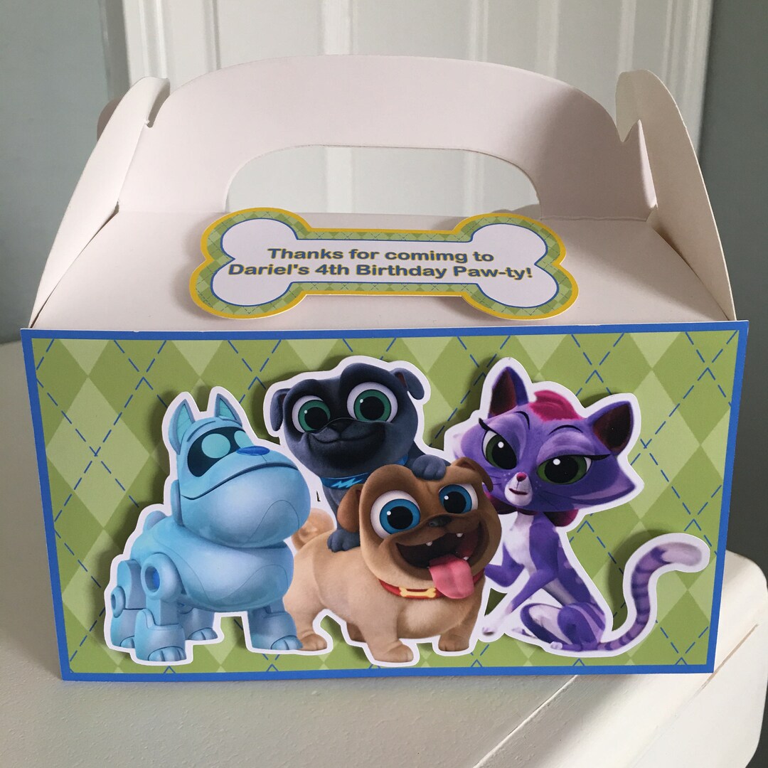 Puppy Dog Pals Favor Boxes, 5 Gable Boxes - Etsy