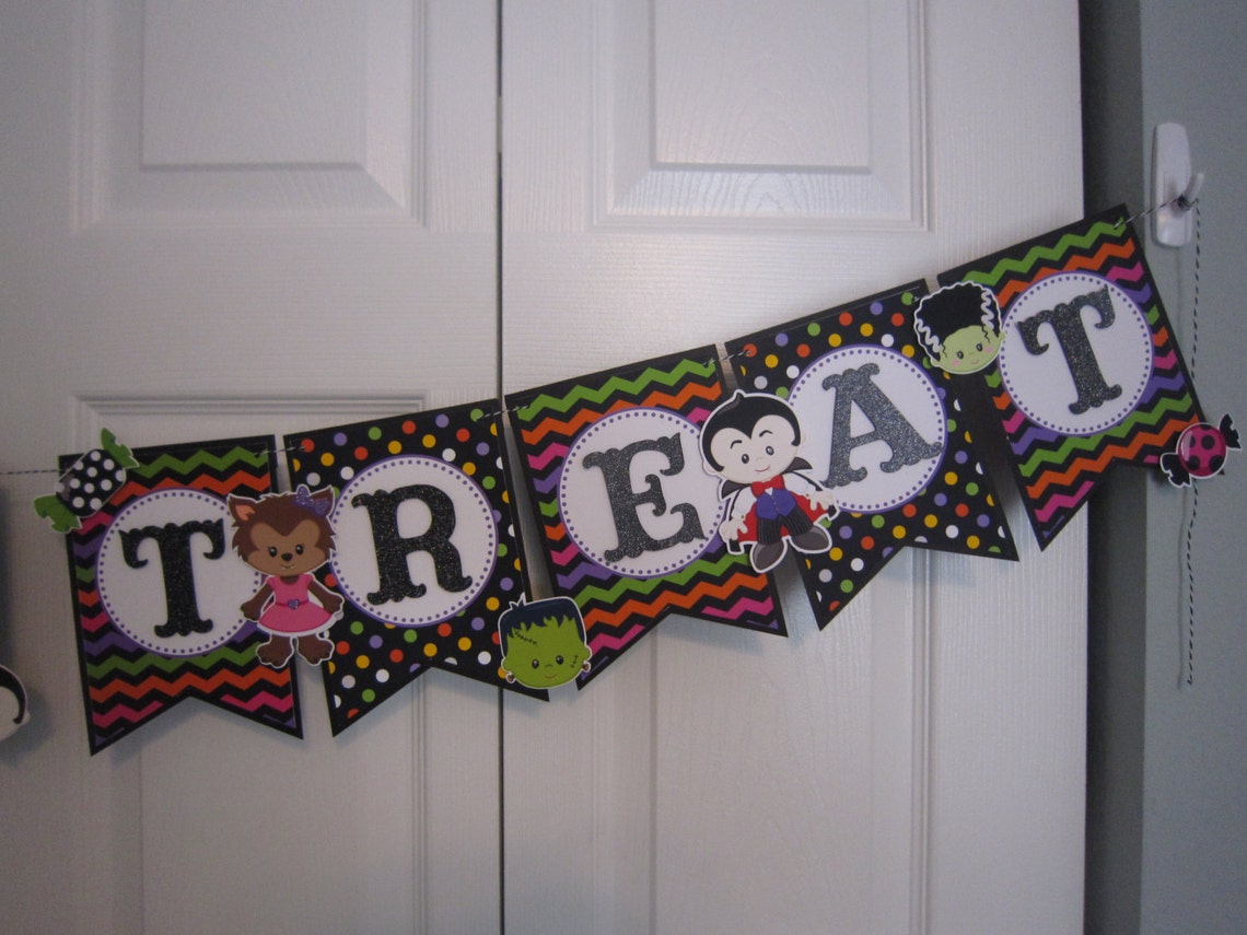 Halloween Banner, Trick or Treat Banner,happy Halloween, Halloween ...