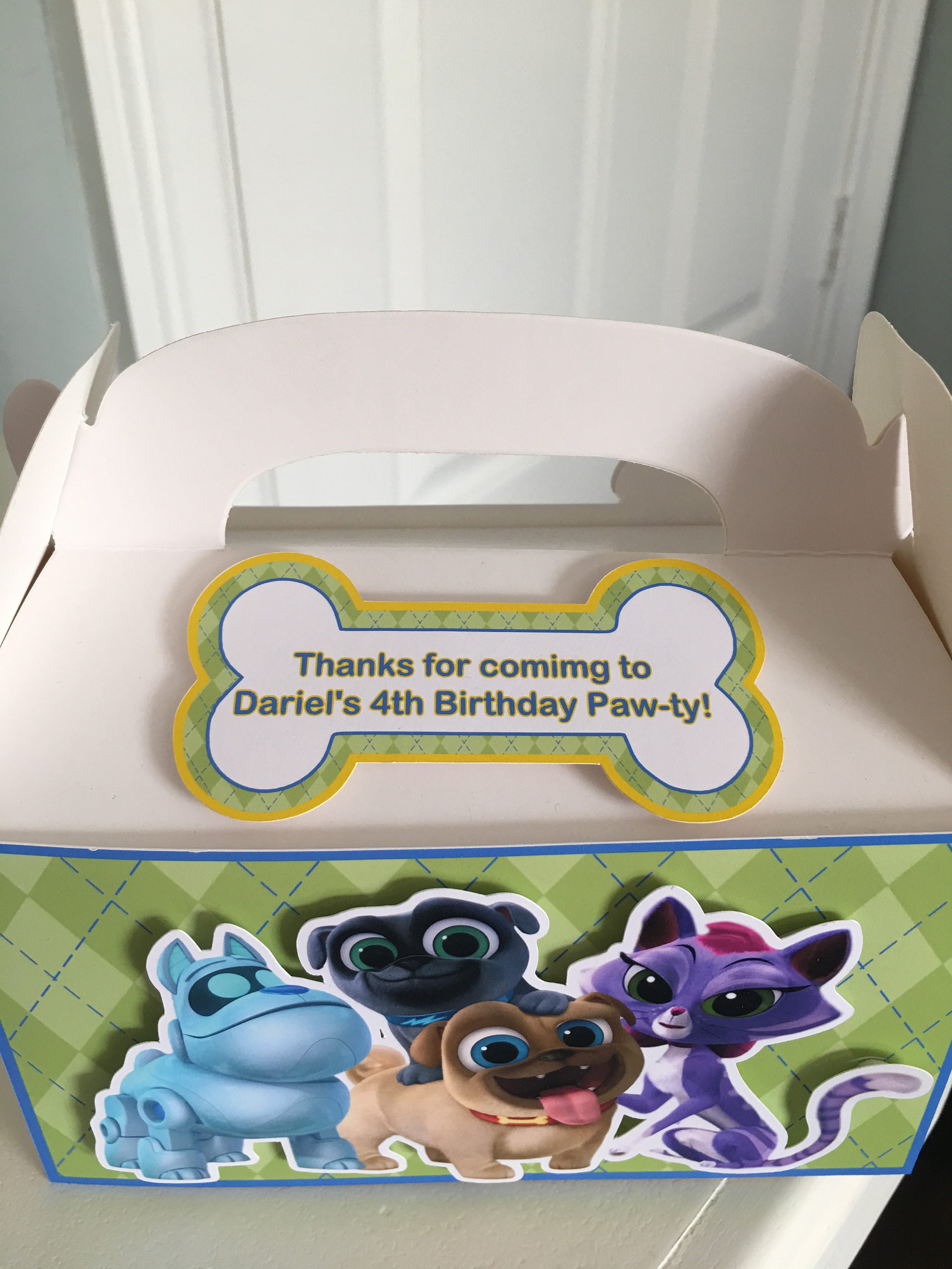 Puppy Dog Pals Favor Boxes 5 Gable Boxes | Etsy