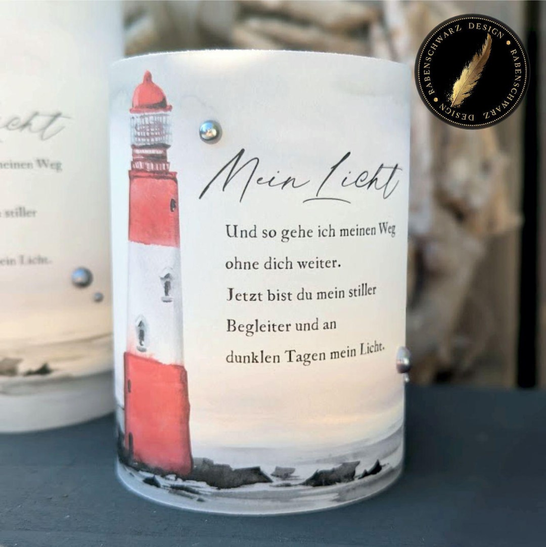 Mourning - Candle Holder / Windlight >> LIGHTHOUSE