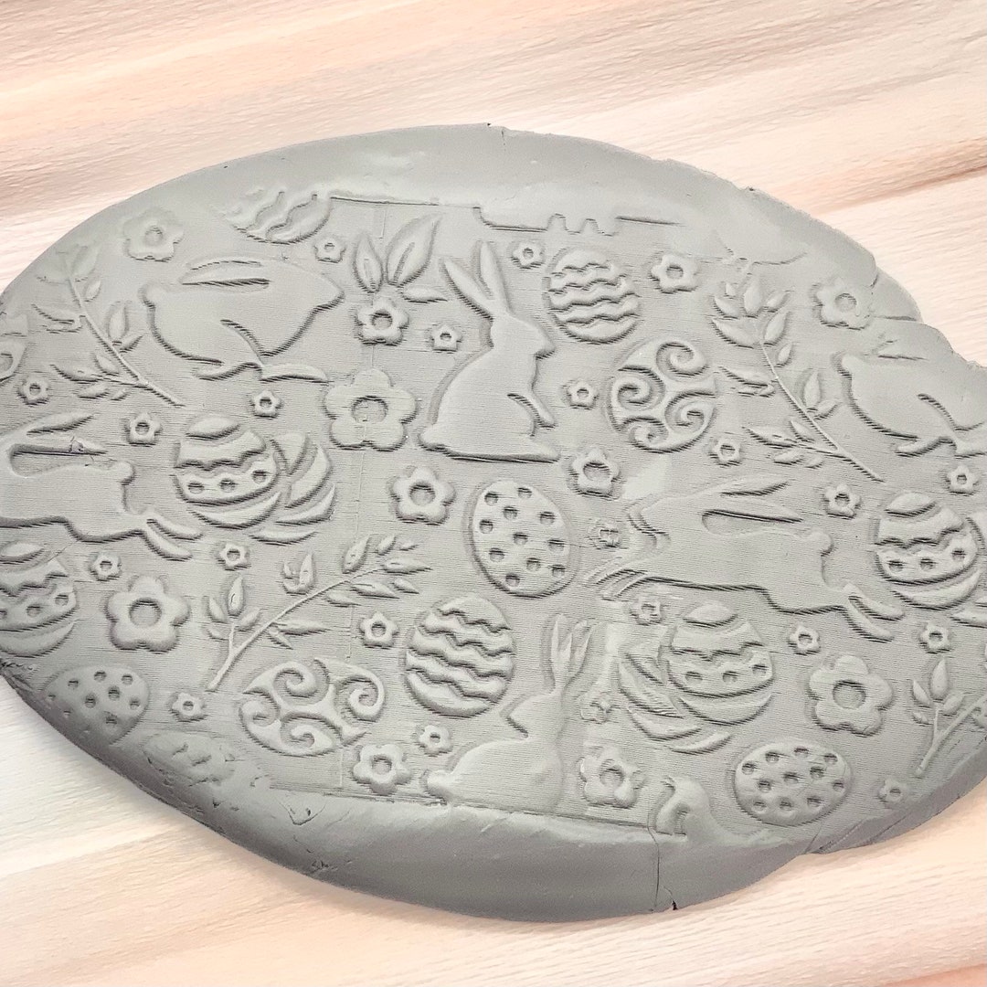 Clay Texture Roller EASTER Polymer Clay Texture Embossing Roller ...