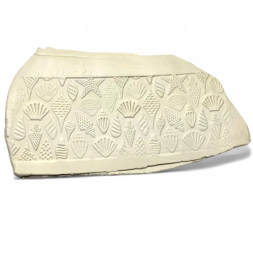 SEA SHELLS | Clay Texture Roller | Polymer Clay Texture | Embossing Roller | Ceramic Texture ...