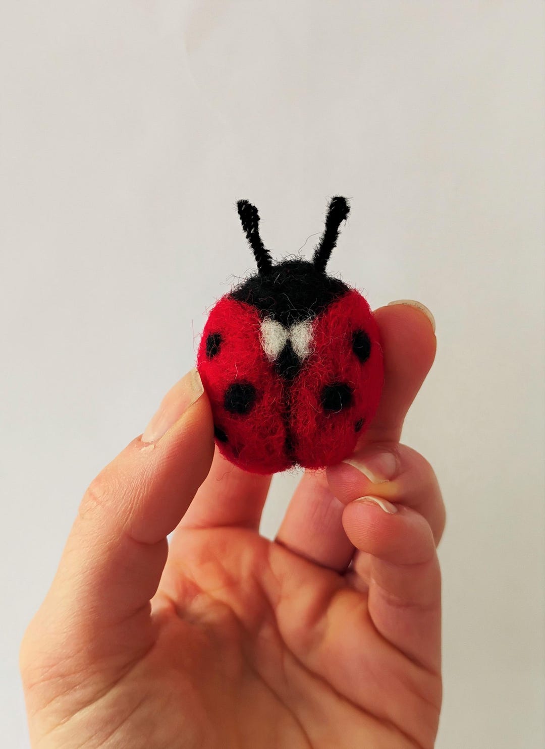 Needle Felted Ladybug - Etsy