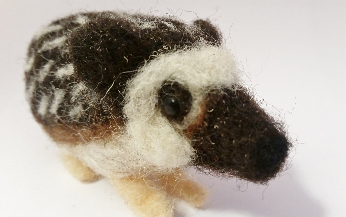 Needle Felted Hedgehog - Etsy
