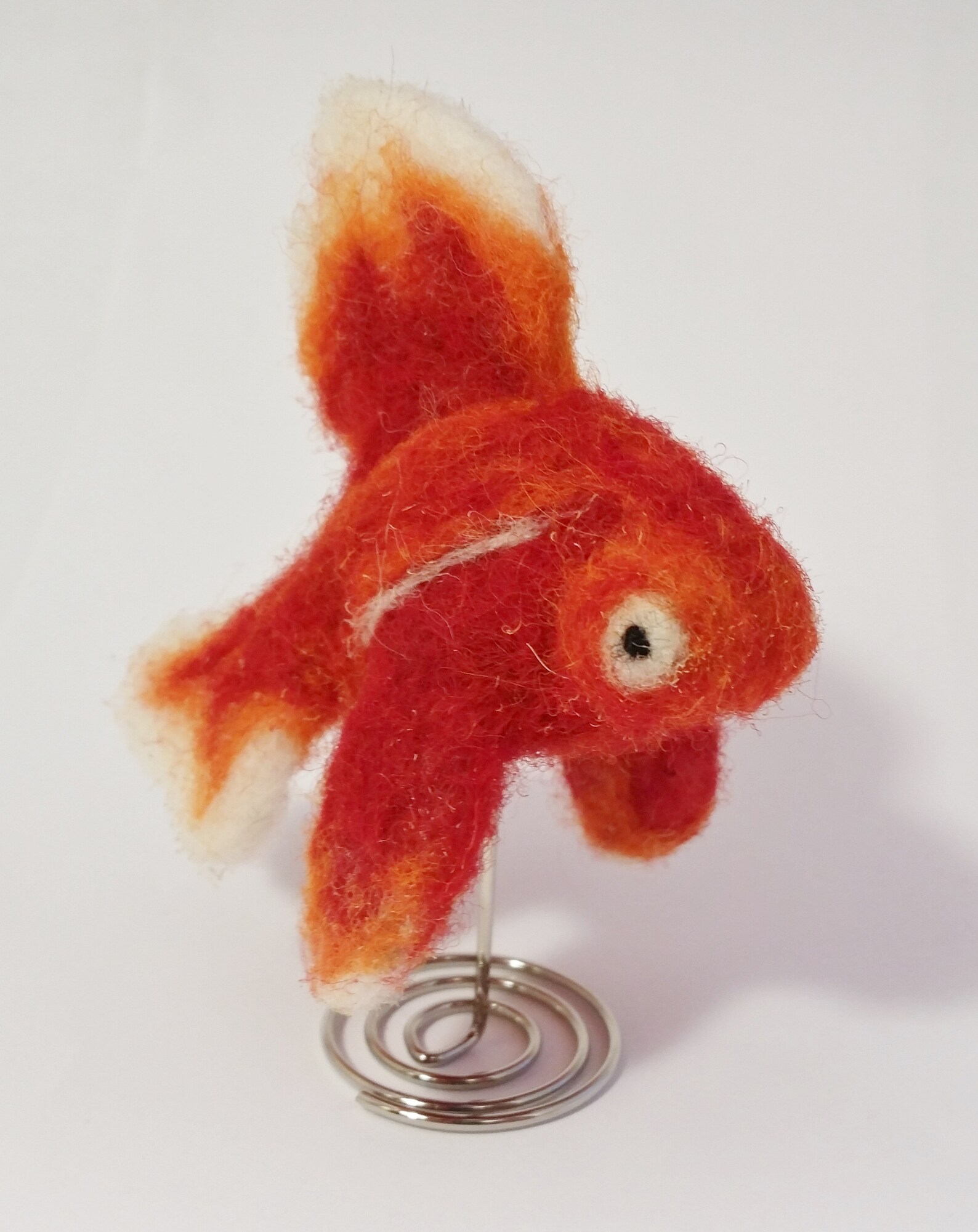 Needle Felted Goldfish - Etsy