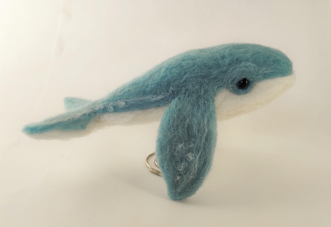 Needle Felted Blue Whale - Etsy