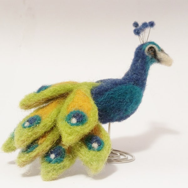 Felted Peacock - Etsy