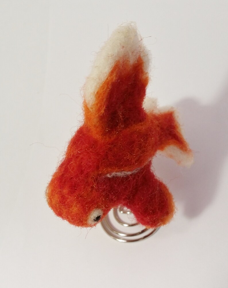 Needle Felted Goldfish - Etsy