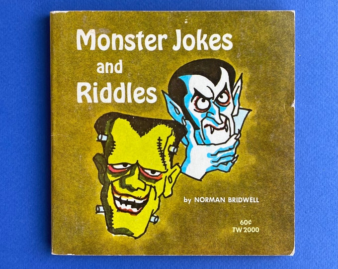 Collectible Monster Jokes and Riddles by Norman Bridwell Vampires ...
