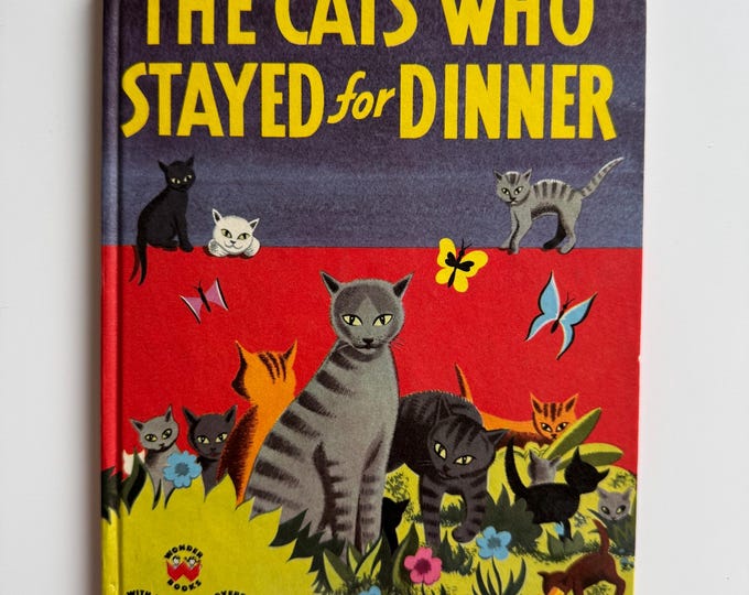 Rare Collectible the Cats Who Stayed for Dinner, Illustrations by Peter ...