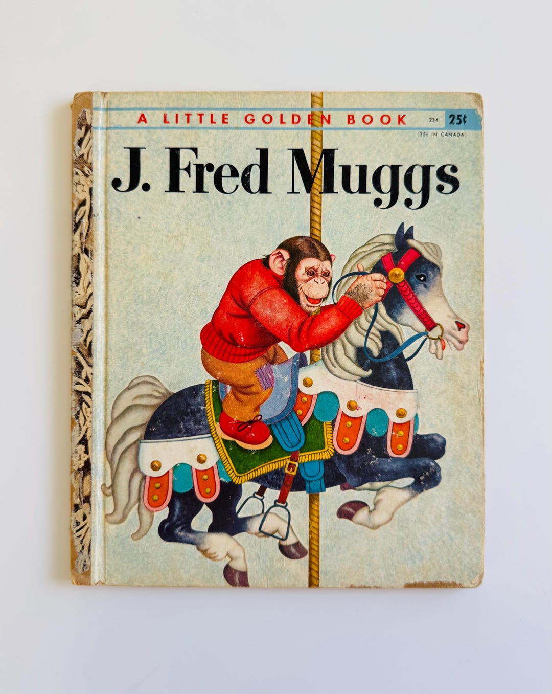J. Fred Muggs, A Little Golden Book, the Everyday Life of Chimpanzee Muggs Who Worked in Several ...