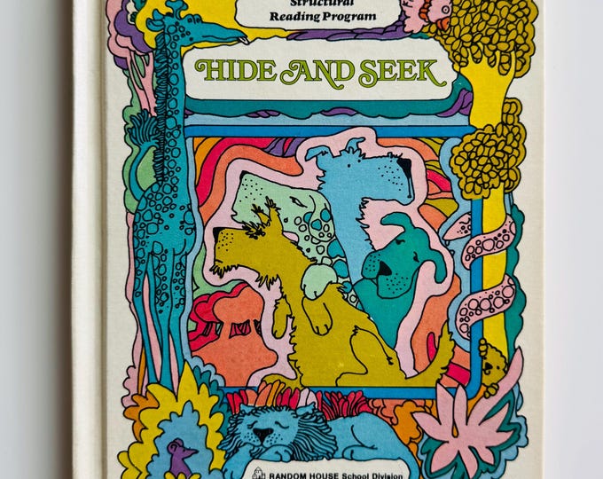 Vintage 1970s School Reader, Hide and Seek, Structural Reading Program ...