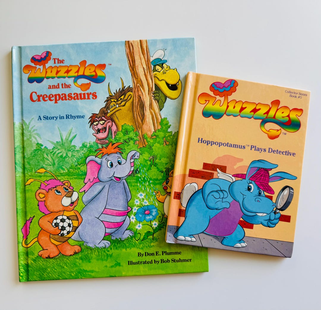 Two Wuzzles Books, the Wuzzles & the Creepasaurs, A Story in Rhyme ...