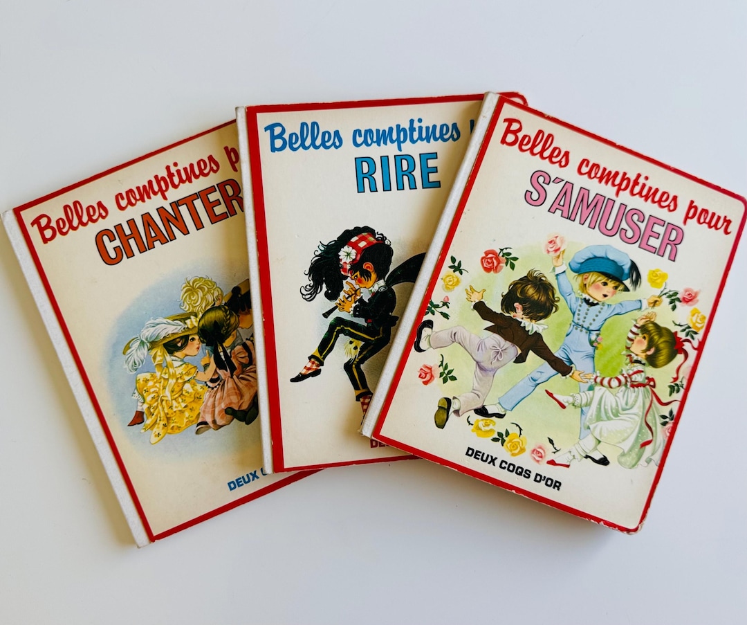 Three Vintage Janet & Anne Grahame Johnstone Illustrated French ...