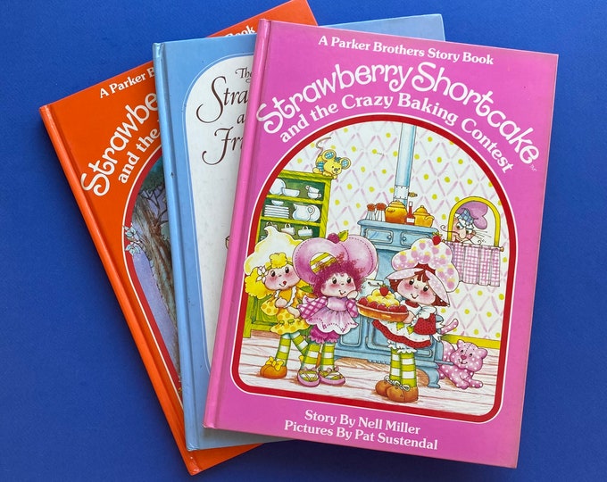 Collectible Strawberry Shortcake 3 Book Set ~ Crazy Baking Contest, the ...