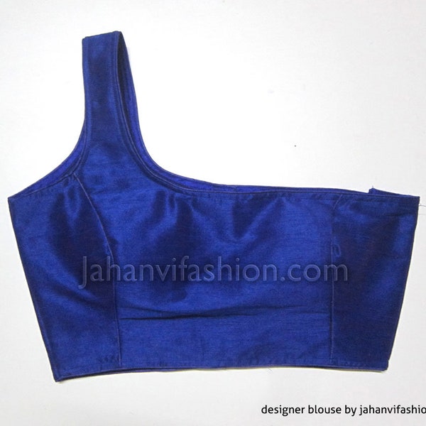 One Shoulder Saree Blouse for Women - Etsy