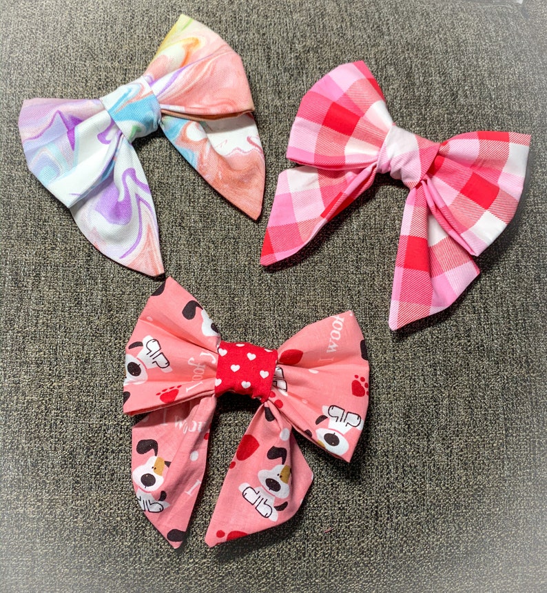 Dog Bow/ Dog Sailor Bow/bowtie for Girl Dogs - Etsy Dog Bow/ Dog Sailor Bow/bowtie for Girl Dogs - Etsy
