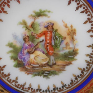 Vintage French Limoges Porcelain Small Miniature Plate / French Decor ...