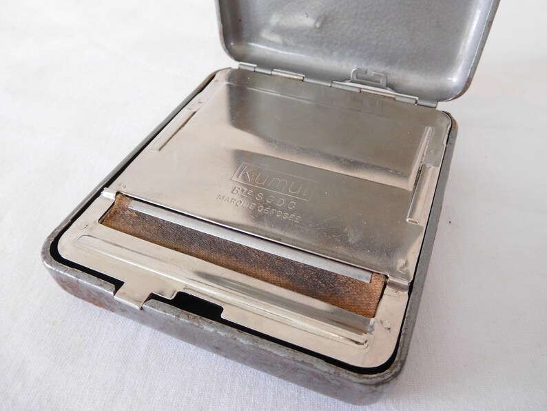 Vintage French Small Metal Hand Rolling Tobacco Tin / Rolling - Etsy