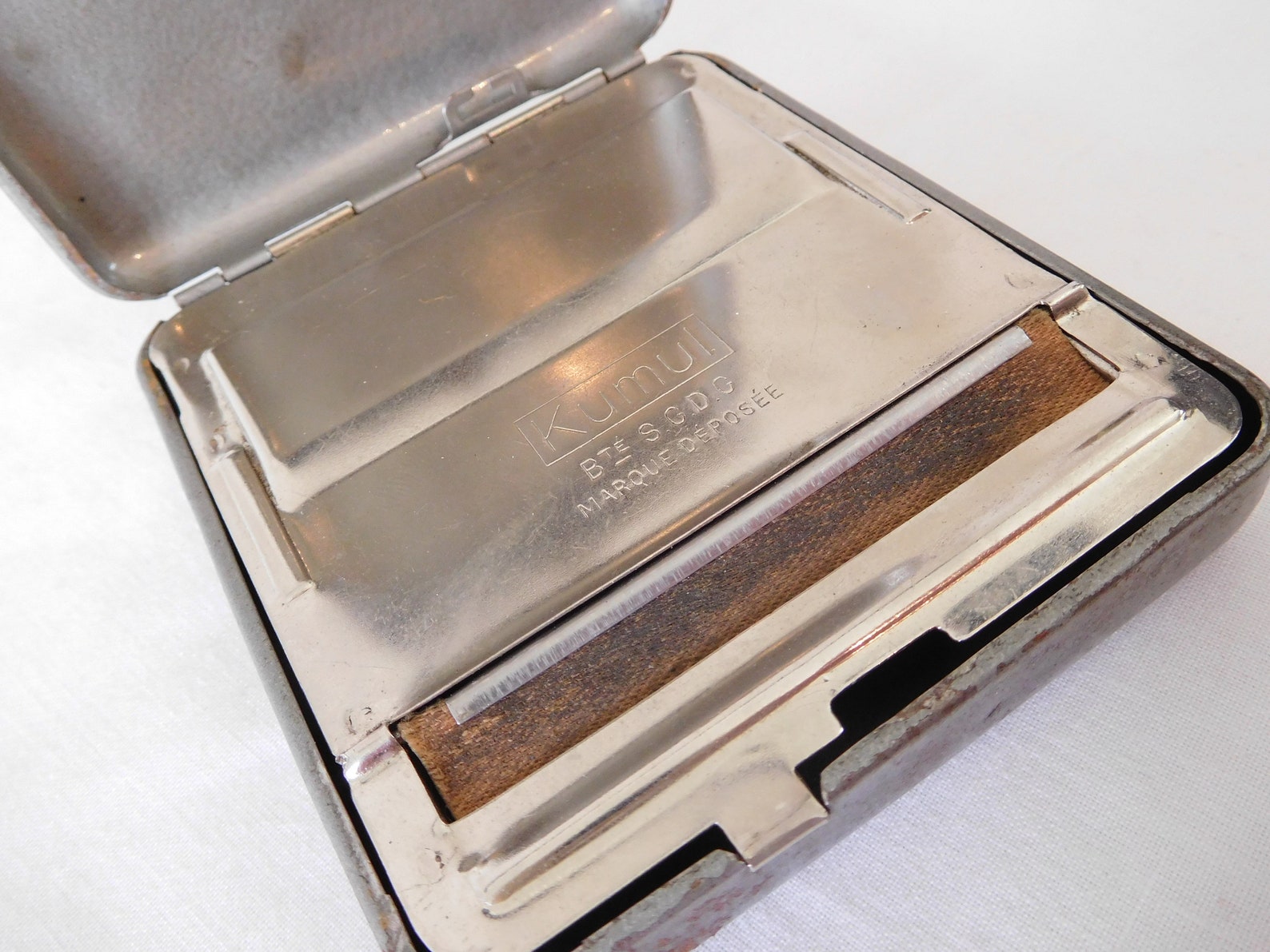 Vintage French Small Metal Hand Rolling Tobacco Tin / Rolling - Etsy