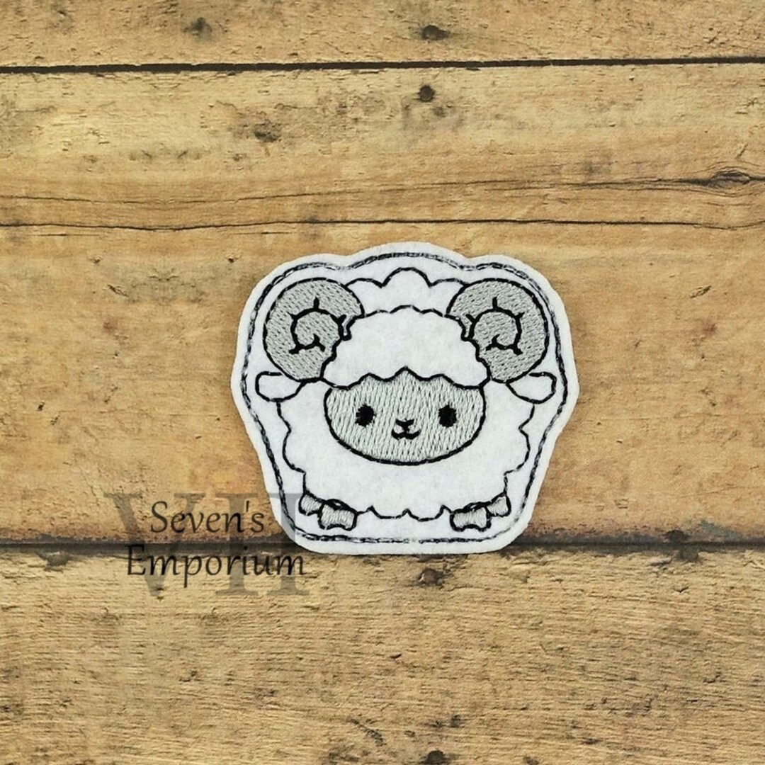 Baby Ram Feltie Machine Embroidery Design - Etsy