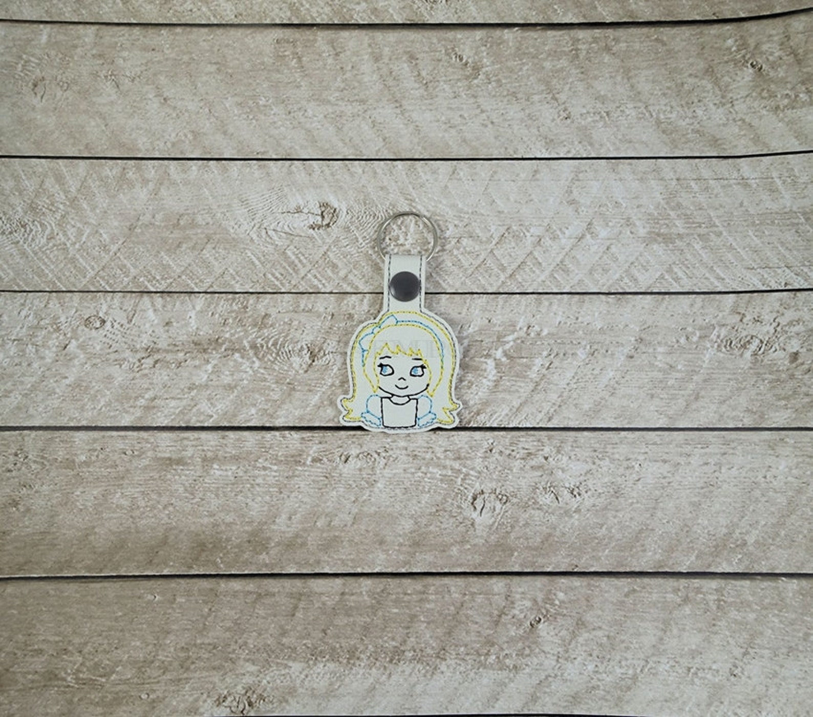 Alice in Wonderland ALICE Key Fob Snap Tab Keychain Machine | Etsy