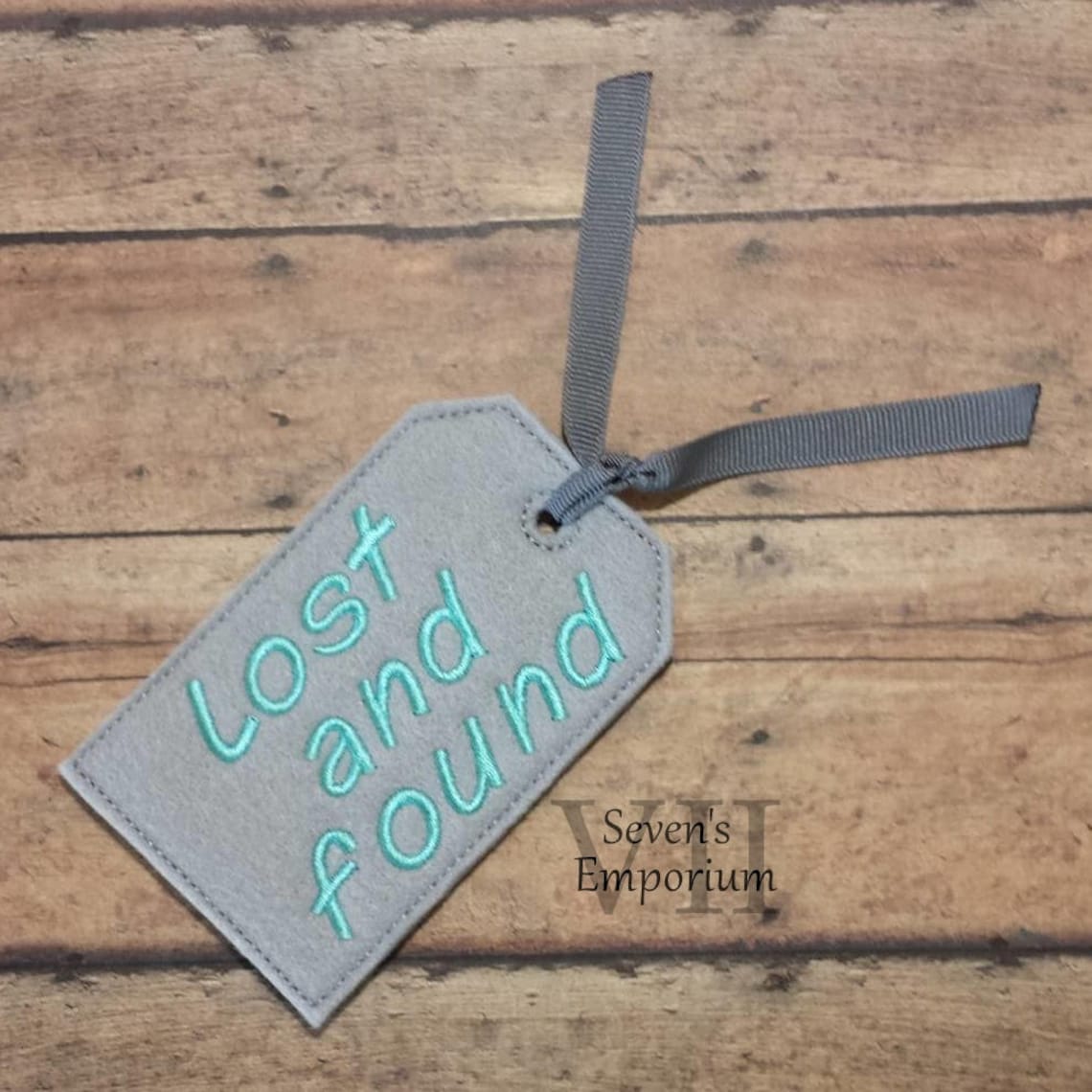 Lost and Found Tag Feltie Machine Embroidery Design - Etsy