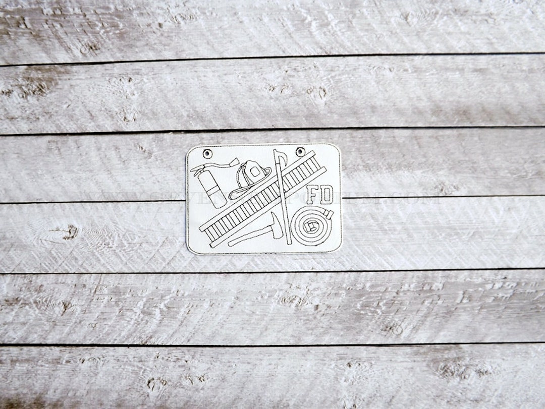 Firefighter Tools in the Hoop Doodle-it Coloring Page Machine ...