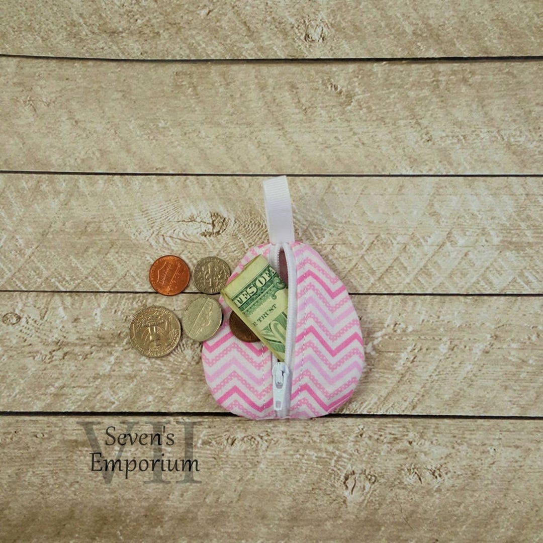 Easter Egg Coin Purse in the Hoop Machine Embroidery Design - Etsy