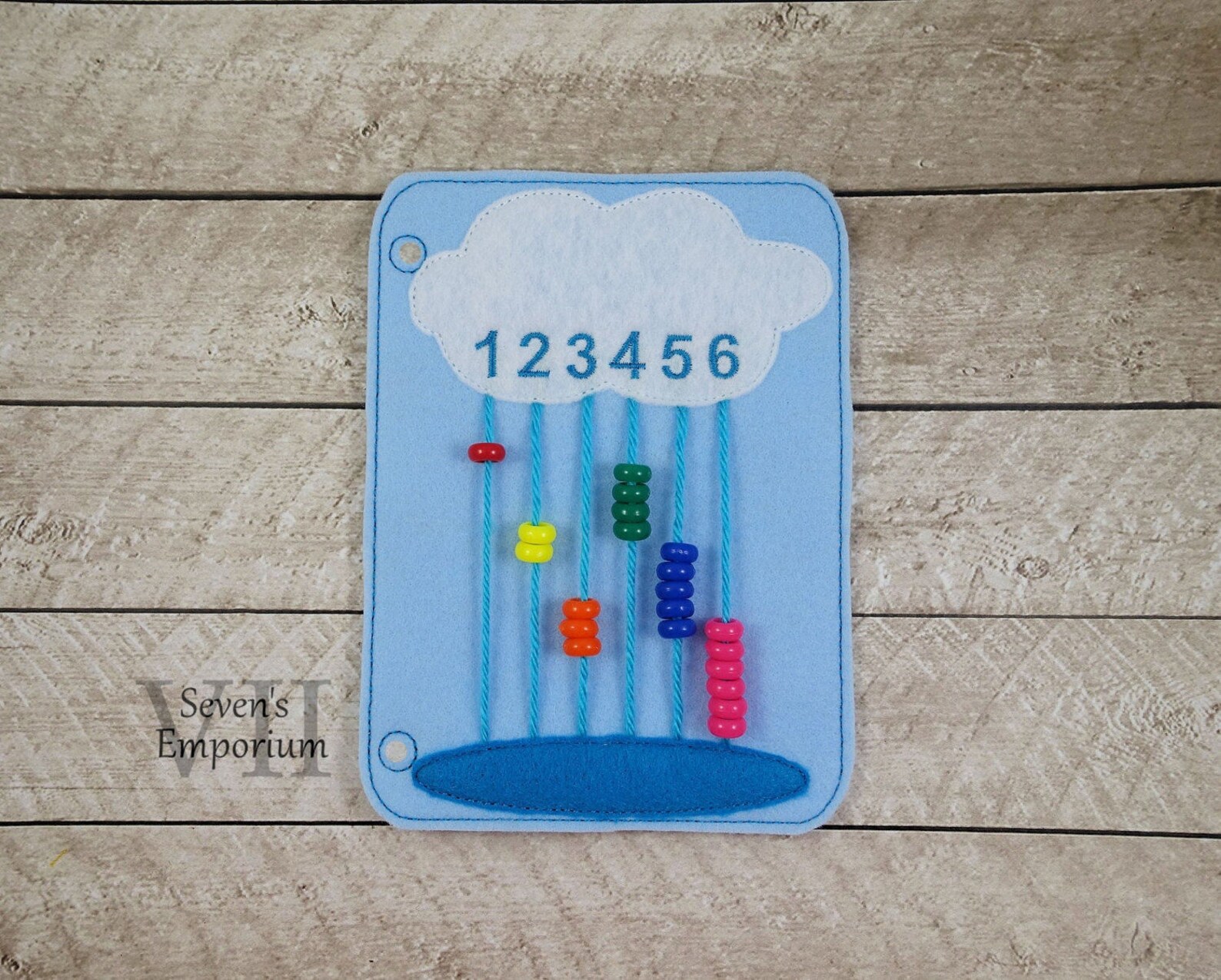 Cloud Counting in the Hoop Activity Page Machine Embroidery Design - Etsy