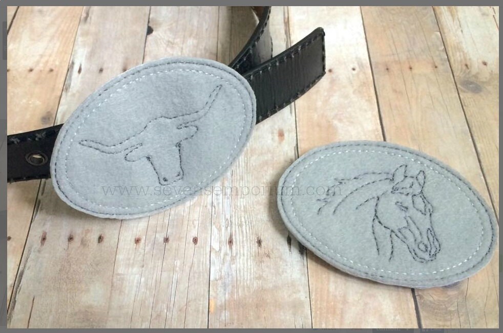 Western Cowboy Sheriff Cop Robber in the Hoop Ultimate Felt | Etsy