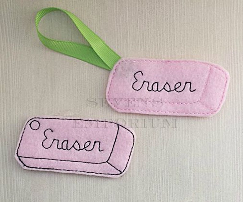 Activity Book Eraser Machine Embroidery Design - Etsy