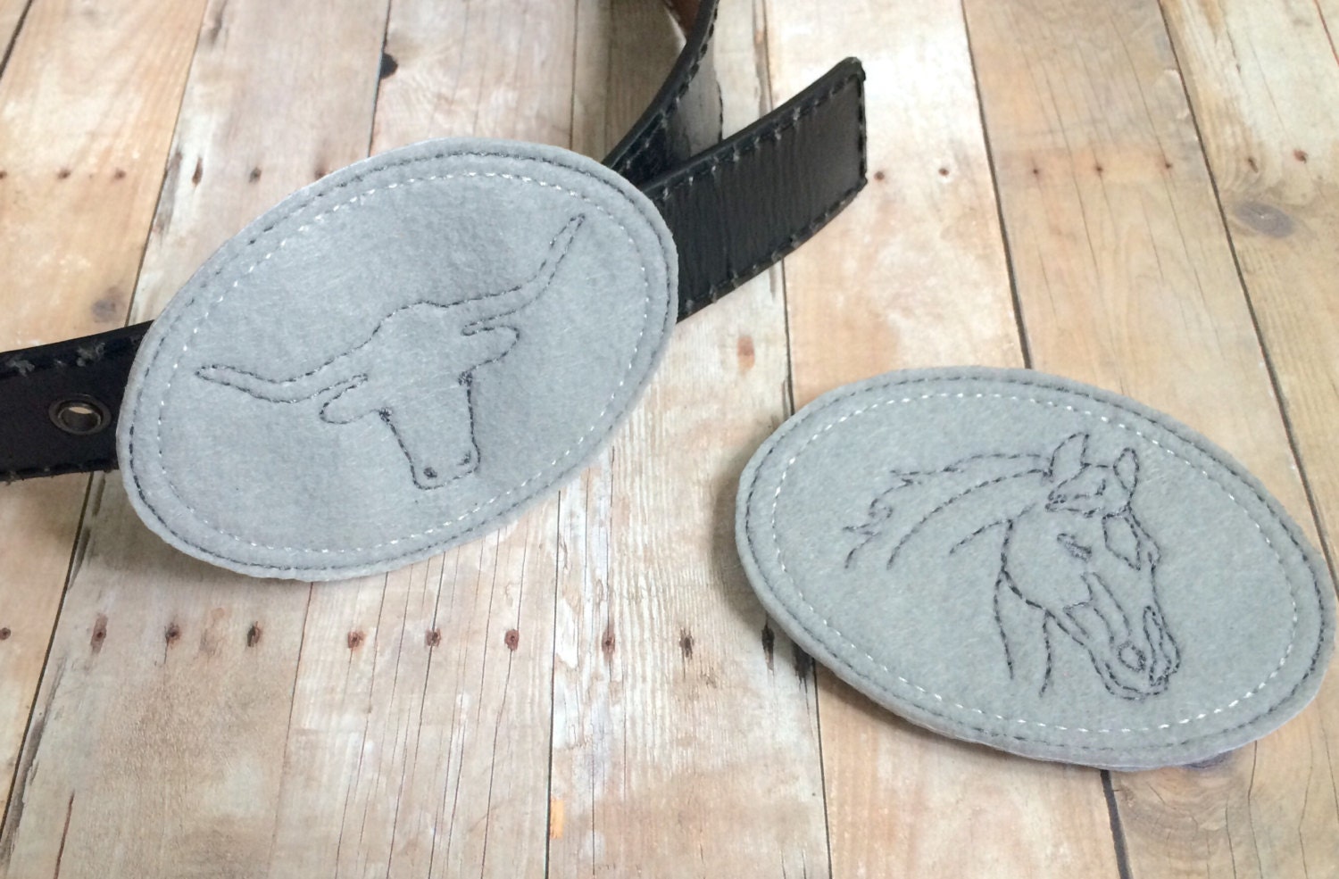 Bull Buckle in the Hoop Machine Embroidery Design - Etsy