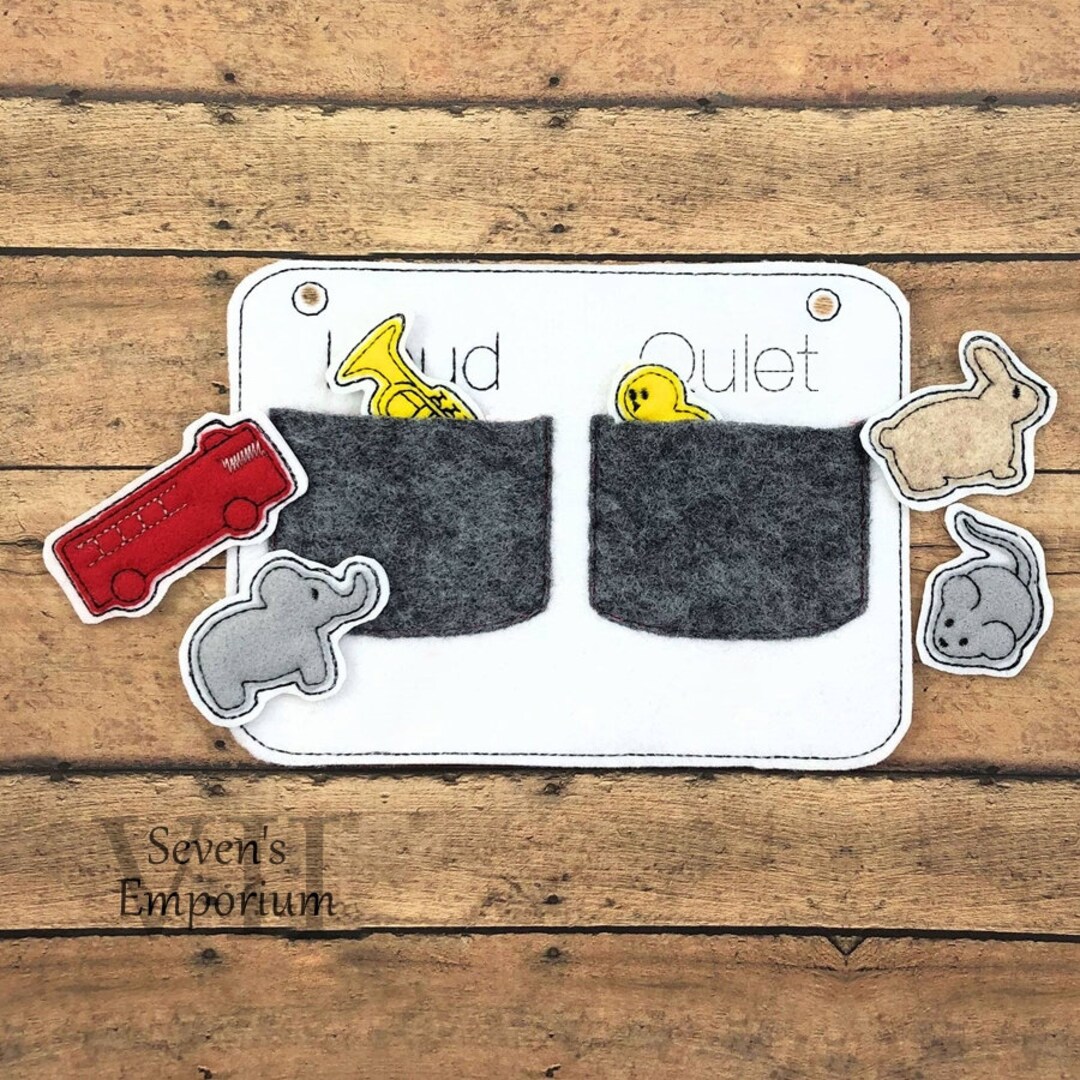 Loud and Soft Quiet Sounds in the Hoop Activity Page Machine Embroidery ...