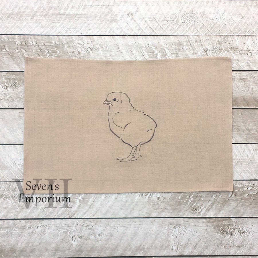Chick Sketch Machine Embroidery Design | Etsy