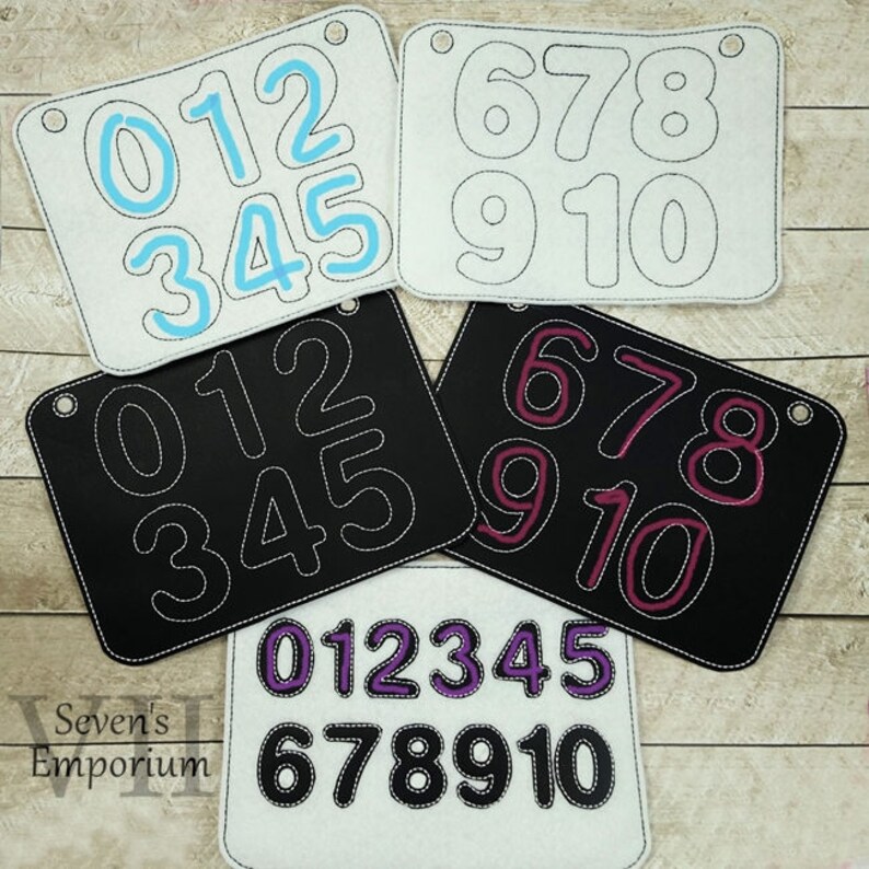 Number Learning SET in the Hoop Activity Page Machine - Etsy