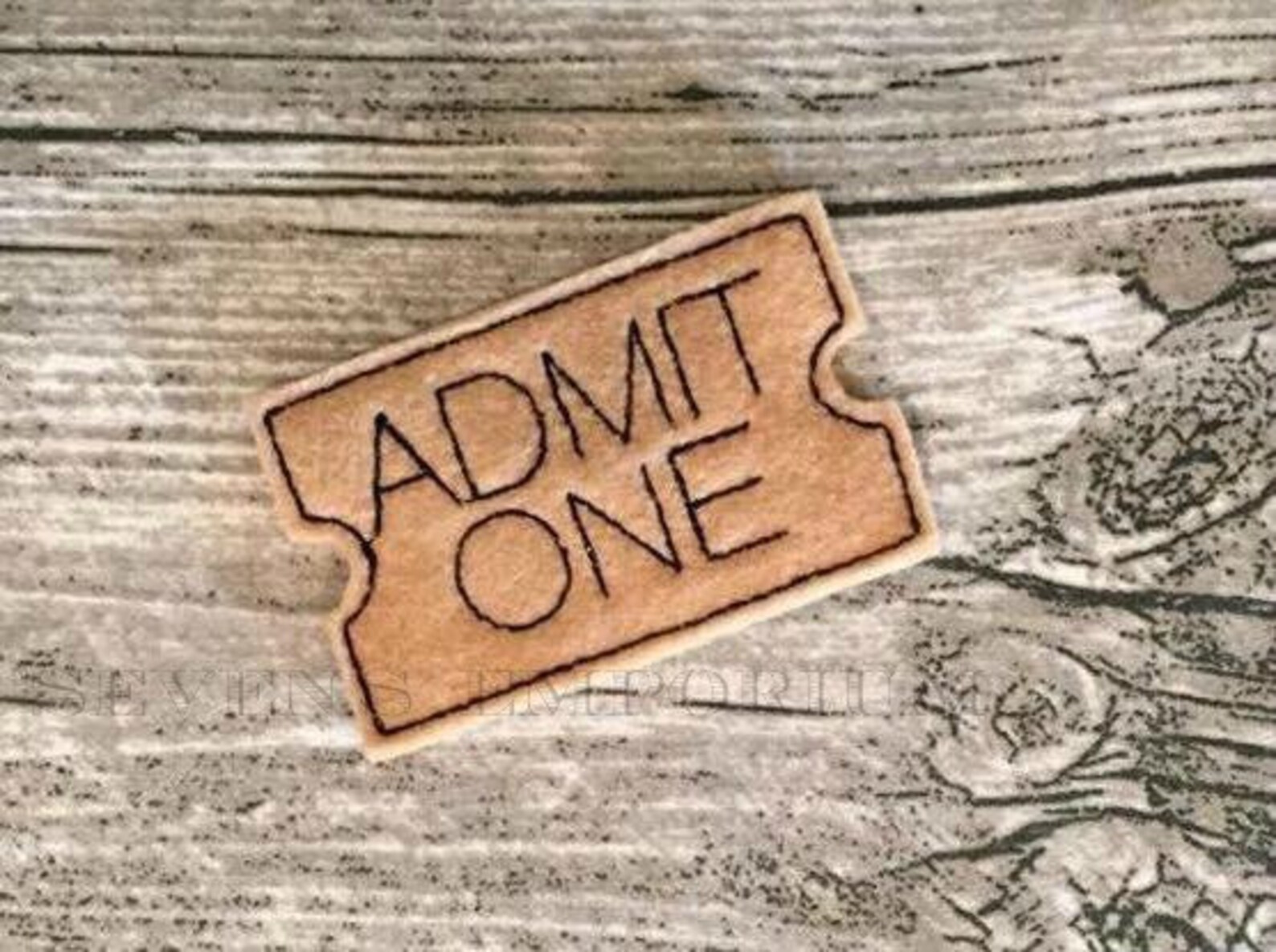 Now Showing Theater Poster and Ticket in the Hoop Machine - Etsy