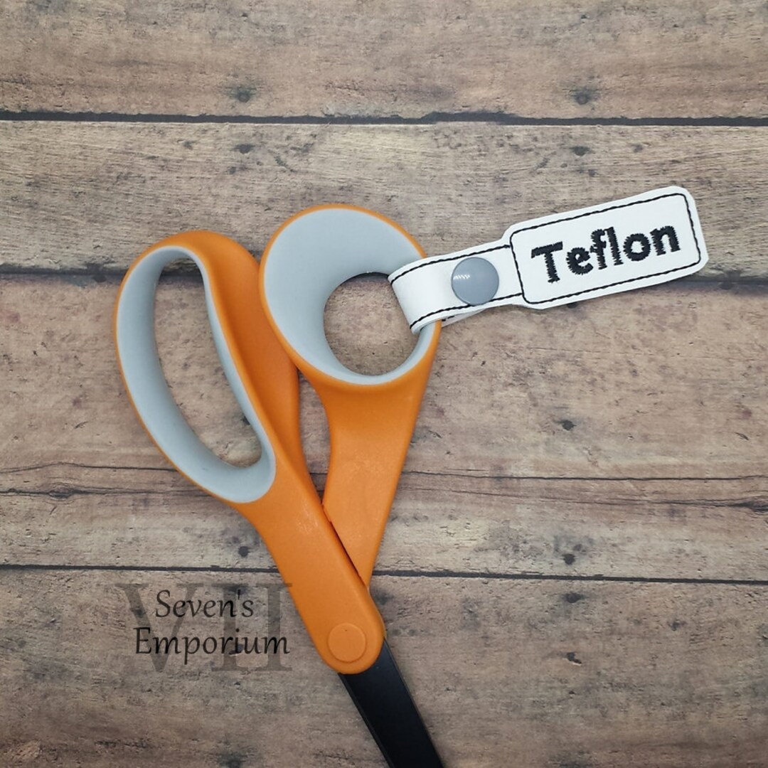 Teflon Scissor Identifier Snaptab Keychain Machine Embroidery Design - Etsy