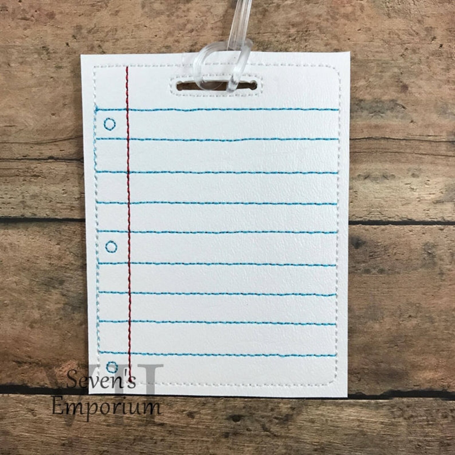 Paper Luggage Bag Tag Feltie Machine Embroidery Design - Etsy