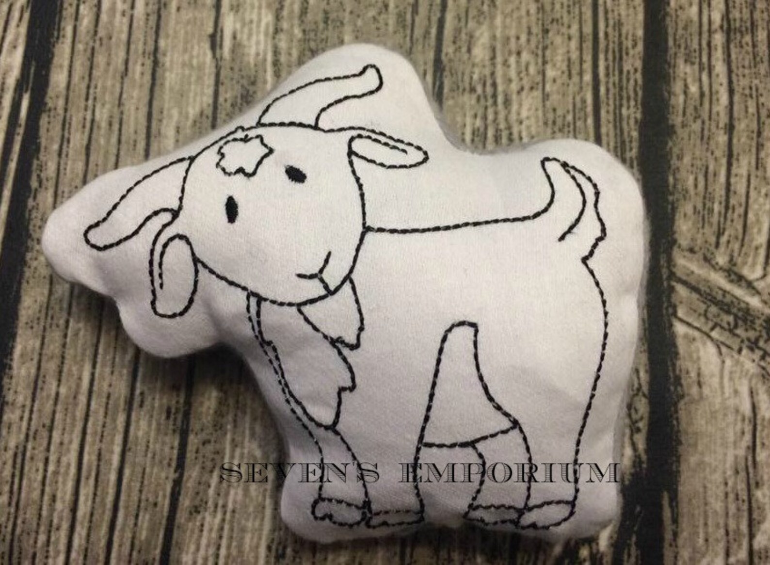 Goat in the Hoop Doodle-it Machine Embroidery Design - Etsy